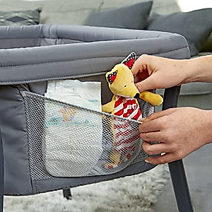 Chicco LullaGo Anywhere Portable Bassinet - Sandstone | Grey