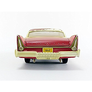 Auto World - Christine 1958 Plymouth Fury in Red - Dirty Version - 1/18 Scale Die Cast Collectible Model Muscle Car for Kids and Adults