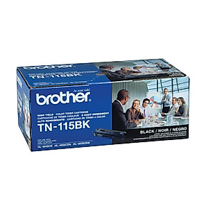 Brother TN115BK High Yield Black Toner Cartridge - Retail Packaging