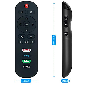 RC280 Replacement Remote fit for TCL Roku TV 32S305 49S405 49S403 43S303 55S403 32S301 50FS3800 32S3750 32S3800 32S4610R 32S3850A 32S3700 43FP110 40FS4610R 43S405 40S305 43S305 55S405 32FS4610R 32S800