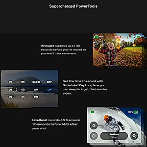 GoPro HERO10 Black Bundle + Dual Battery Charger + 1 Extra Battery + 64GB SD Card - E-Commerce Packaging - Waterproof Action Camera with Front LCD & Touch Rear Screens, 5.3K60 Ultra HD Video (Renewed)