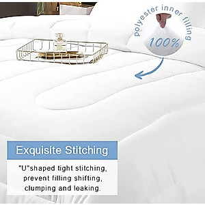 Castle Fairy Camper Comforter Queen,Happy Camping Comforter Set Microfiber RV Inside Decor Duvet Bedding,Camper Accessories for Travel Trailers,Camper Must Haves 2023