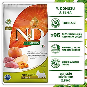 Farmina, Pumpkin Boar Apple Mini Breed Dog Food, 5.5 Pound