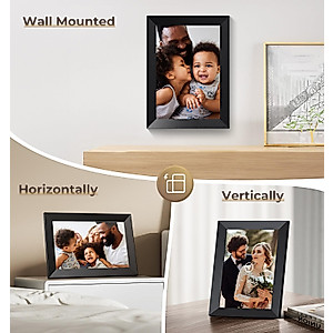 Frameo Digital Picture Frame WiFi 10.1inch Digital Photo Frame,Electronic Photo Frame Load from Phone,1280x800 IPS Touch Screen HD Display,Auto-Rotate,Share Photos/Video-Great Gift (Grey)