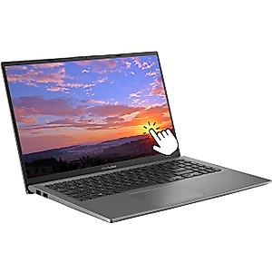 ASUS 2023 Vivobook 15.6" FHD Touchscreen Thin Laptop, Intel Core i3-1115G4 Up to 3.9Ghz, 12GB RAM,512GB PCIE SSD, HDMI, Fingerprint, Backlit KB, Windows 11S, Grey+ GM Accessories