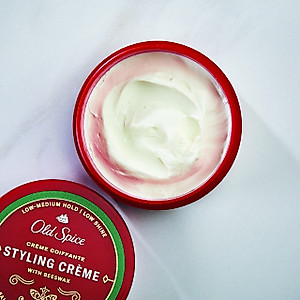 Old Spice, Hair Styling Crème for Men LowMedium HoldLow Shine 2.22 Each Twin Pack NEW Formula, 4.44 Fl Oz