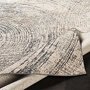 Mark&Day Area Rugs, 8x10 Pontoise Modern Charcoal Area Rug Gray Brown Cream Carpet for Living Room, Bedroom or Kitchen (7'10" x 10'2")