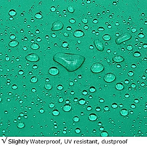 84"x48"x7.1" Garden Swing Chair Canopy Spare Patio Cover Waterproof Replacement - (Color: Green)