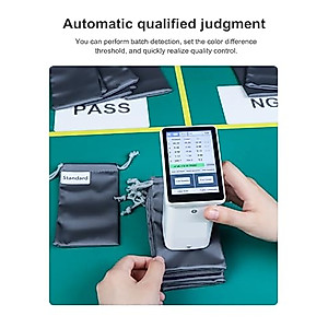 Colorimeter, Handheld Colorimeter, Portable Color Difference Meter, High Accuracy Color Analyzer with LED Screen Display