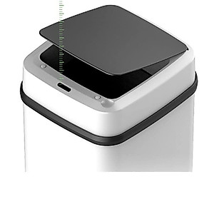 GENIGW Automatic Touchless Sensor Smart Trash Can Intelligent Dustbin Lid Induction Motion Detector Garbage Can Kitchen