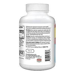 21st Century Calcium 500 mg Plus D3 Tablets, 400 Count