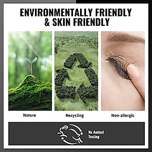 Erinde 12PCS Black Eyeliner Pencil Set, Soft Black Eye Liner Eyebrow pencil Waterproof Natural Matte Hypoallergenic Eyeliners Makeup Pencils, Easy to Color, Long Lasting, Halloween Makeup for Women