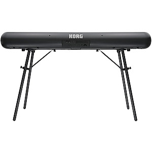 Korg SP-280 Digital Piano - Black Bundle with Furniture Bench, Pedal, Headphones, Dust Cover, Austin Bazaar Instructional DVD, and Polishing Cloth