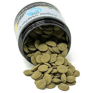 Aquatic Arts Algae Wafers (8 Ounce) Sinking Food for Live Aquarium Shrimp, Fish (Pleco/Tetra), Snails, and Bottom Feeders | High Protein Spirulina Blend Fish Food for Fish Tank Aquariums