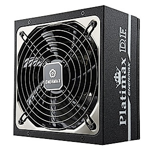 Enermax Platimax D.F. 80 PLUS Platinum Certified Full Modular 1050W Power Supply with Amazing DFR Technolohy and D.F. switch, Individual Sleeved Cable, 10 years Warranty , EPF1050EWT