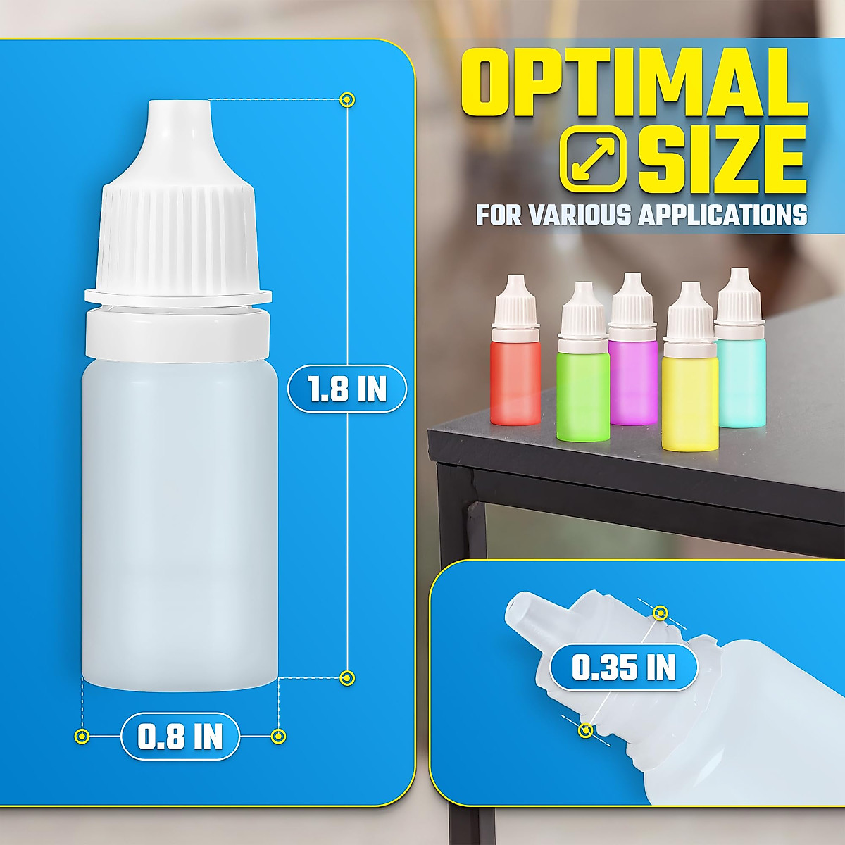 50Pcs Plastic Dropper Bottles for Liquids - 5ml Clear Plastic Bottles with Caps Empty Bottles for Oil Plastic Dropper Bottles - Dropper Bottles for Liquid Plastic Dropper Bottle Eye Dropper Bottle