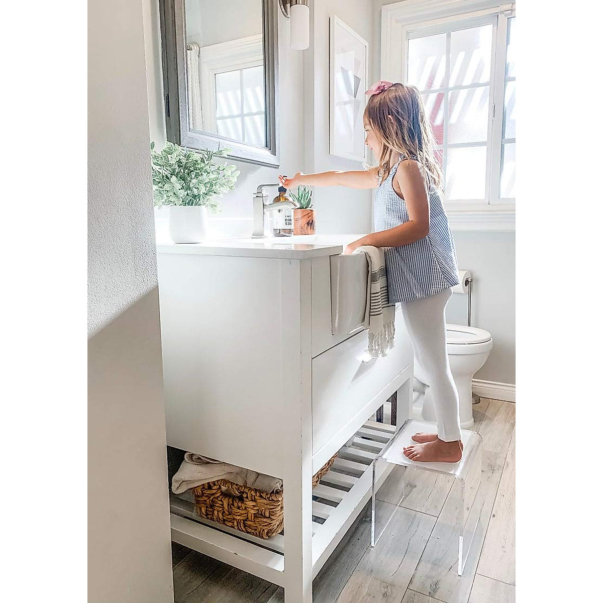 James Reese Baby Tippy Toe - Kids' Acrylic Step Stool