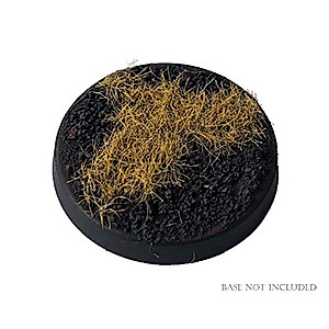 Stonehaven Miniatures Static Grass, Dry Brown - 2mm Length Fibers - Master Quality Base & Scenery Flock - Realistic Texture & Detail - for 28mm Scale Table Top War Game Miniatures - Made in USA