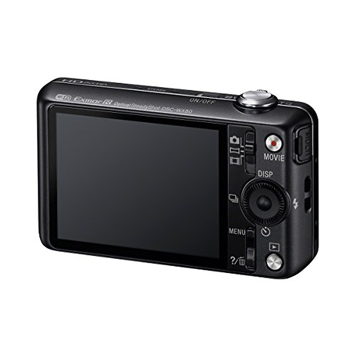 Sony DSC-WX80/B 16.2 MP Digital Camera with 2.7-Inch LCD (Black) (OLD MODEL)