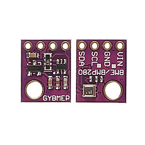 AITRIP 3pcs BME280 Compatible with BMP280 Digital 5V Temperature Humidity Sensor Atmospheric Barometric Pressure Board IIC I2C Breakout for Arduino