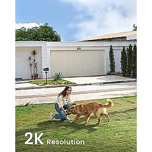 Smart Outdoor Security Camera System: 2-Pack 2K Wireless Surveillance Cameras with Battery Power, Siren & AI Detection, Alexa Compatible, IP65 Waterproof