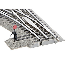 Lionel FasTrack 036 Manual Switch, Electric O Gauge, Left Hand