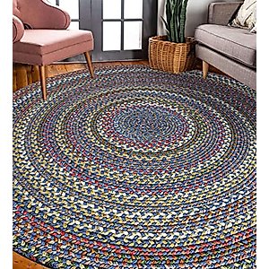 RRI Home Decor Chelsea Area Rug, 4 Foot, Sapphire