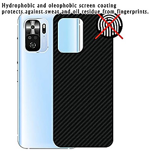 Vaxson 2-Pack Back Protector Film, Compatible with Infinix Smart 6 Black Sticker Skin [ Not Tempered Glass Screen Protectors ]