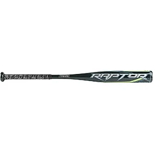 Rawlings RAPTOR USA Baseball Bat | -10 | 1 Pc. Aluminum | Dark Green | 27 inch