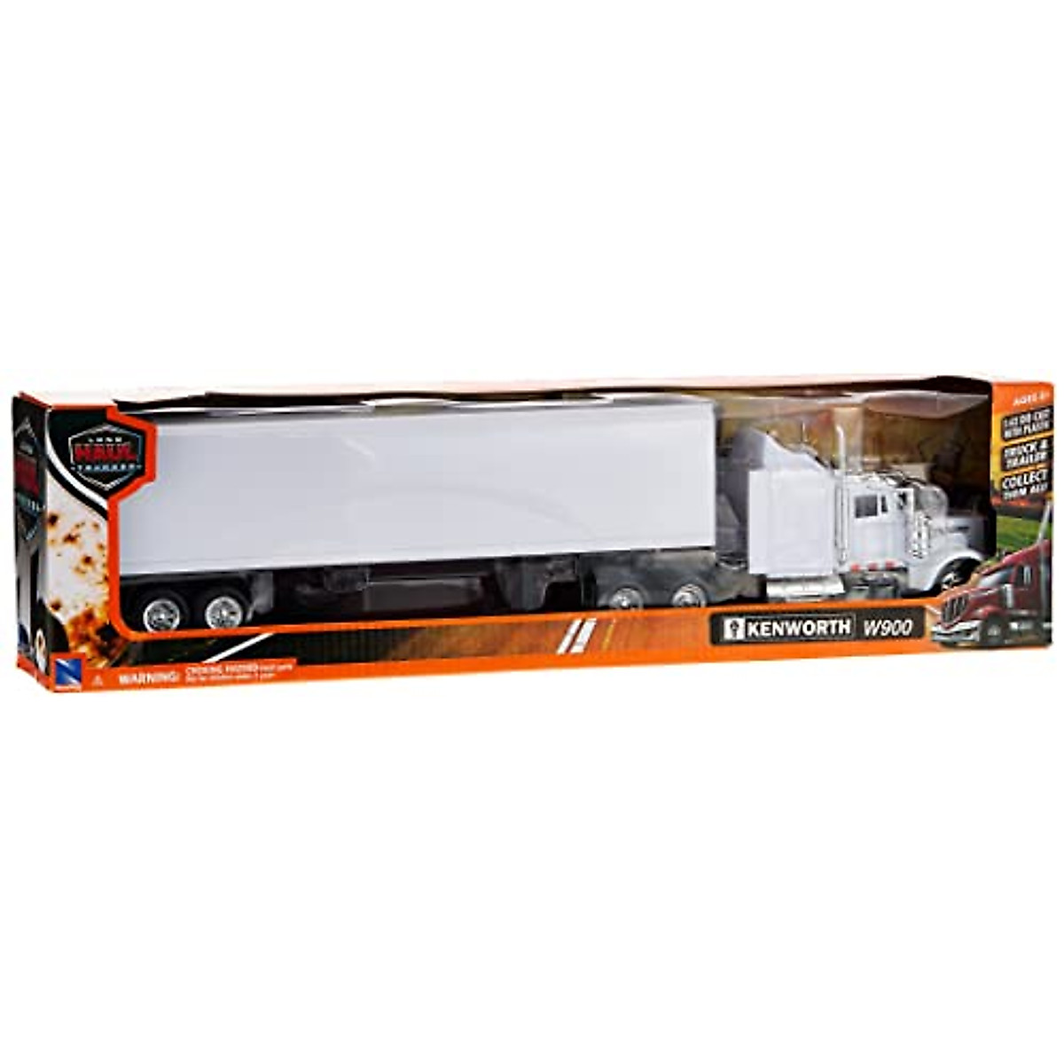 New-Ray Kenworth W900 Plain White Unmarked 1/43 15843