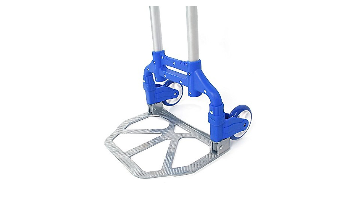 Blue Portable Collapsible Dolly - Space Saving Utility