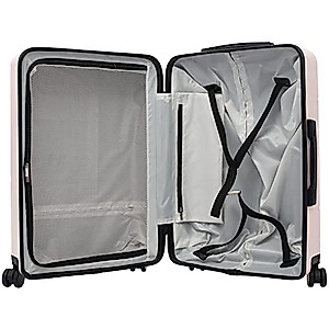 Travelers Club Odyssey Luggage Set, Blush, 20" Carry-On