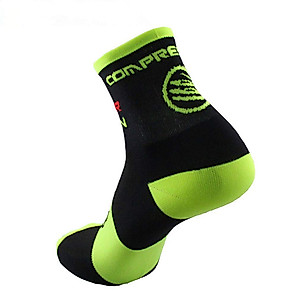 Xcompression Unisex Breathable Sport Socks Men's Cycling and Running Compression Socks Sizes 6-11
