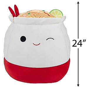 24" Jumbo Squishmallows Daley The Noodle Plush - Licensed Kellytoy Stuffed Animal Toy