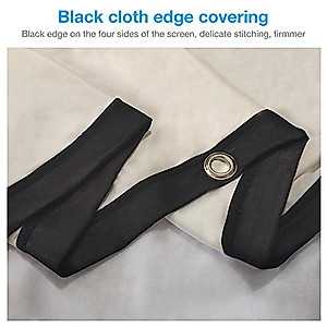 BBSJ Projection Screen 150 Inch 4:3 Portable Folding Movie Screen Crease-Resist Indoor Outdoor Projector Screen for Home Theatre