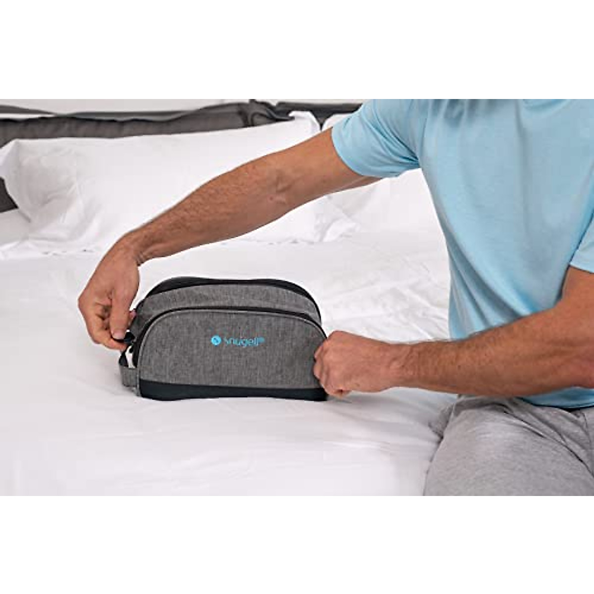 Snugell Travel CPAP Carrying Bag for ResMed AirMini Lightweight Design | Durable Fabric and Zippers | Versatile Storage Pockets and Compartments for CPAP Accessories | Includes Bag Only