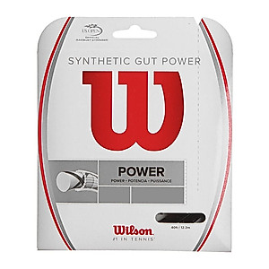 Wilson Synthetic Gut Power 16 Tennis String - Set, Purple