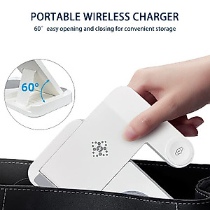 3 in 1 Wireless Charging Station for Apple Devices, Wireless Charger iPhone That Can Simultaneously Charge Cell Phones, Watches, and Headphones, Charging Station for Multiple Devices Apple