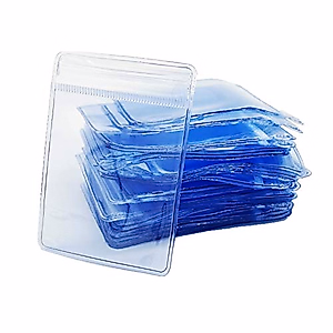 USChoice Anti Tarnish Jewelry Zipper Bags 60 Pack, Plastic Jewelry Packaging Bags Small Ziplock Bags for Jewelry PVC Bolsitas Para Joyeria for Earring Bead Storage (2.75" x 1.97")