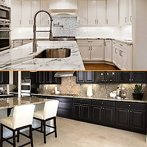 Litever Kitchen Under Cabinet LED Lighting Kit Plug-in, Super Bright, 6 PCS 12 Inches Light Bars, Daylight White, 31W 2000 Lumen, Perfect for Kitchen Cabinet Counter Shelf-(6 Bars Kit-5000K)