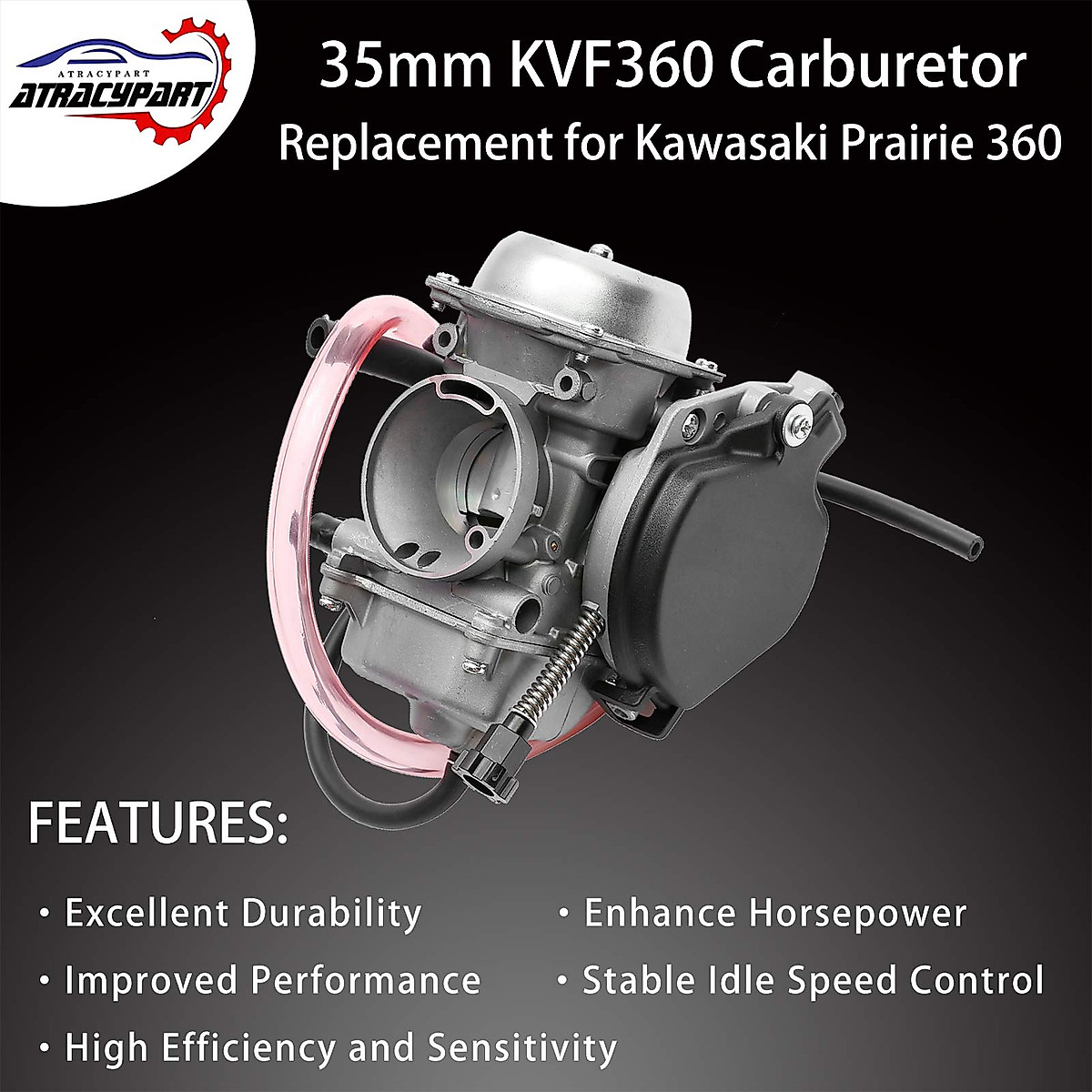 Carburetor for 2003-2007 Kawasaki Prairie 360 KVF360 KVF360A KVF360B KVF360C 35mm Carb Replace# 15003-1686