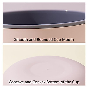 Khanjuan Parent-Child Tooth Brush Cups 4Pcs,Funny Cartoon Pattern Bathroom Cups,15.3oz Unbreakable Eco-Friendly Plastic Toothbrush Holders (Dark Green&Purple&Yellow&Pink, 4)