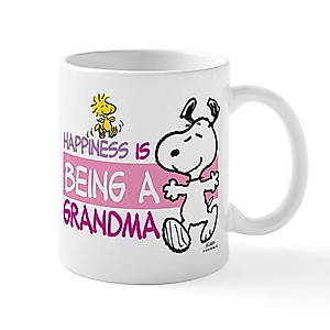 CafePress Happiness Is Grandma Mug Ceramic Coffee Mug, Tea Cup 11 oz