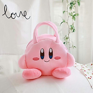 JoeRita Pink Plush Bag Makeup Organizer Purse Storage Bags Star Tote Collection Package Christmas Decor (PINK)