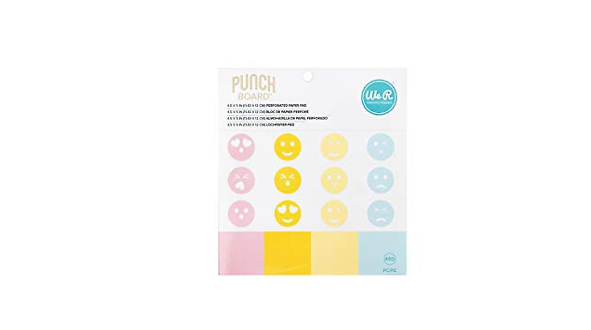 We R Memory Keepers Emoji Punch Board - Create Fun Crafts