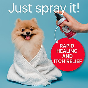 DR. BAILEY'S Miracle Animal Spray - 8 OZ Hot Spot Treatment for Dogs Spray | for Skin, Paws, Eyes & Ears | Skin Irritation Treatment | Anti Itch