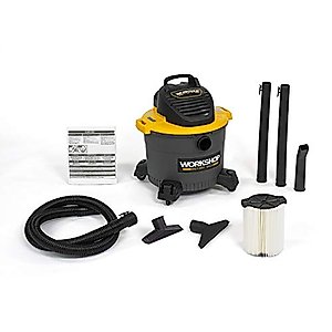 WORKSHOP Wet/Dry Vacs Vacuum WS0915VA General Purpose Wet/Dry Vacuum Cleaner, 9-Gallon Shop Vacuum Cleaner, 4.25 Peak HP Wet and Dry Vacuum