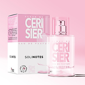 SOLINOTES Cherry Blossom Perfume for Women - Eau De Parfum | Delicate Floral and Soothing Scent - Made in France - Vegan - 1.7 fl.oz