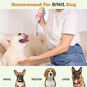 Kattypet Dog Toy Pack, Chew Toys for Dogs and Puppies, Safe & Non-Toxic, Small to Medium Breeds, Soothe Teething Pain, Durable, Funny Cute Duck Keep Your Puppies Busy，5 in a Yellow