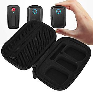 Akozon Microphone Storage Bag Hard Carrying Travel Case Portable Hard Protective Case Storage Bag for Blink 500 B2 Wireless Microphone Black for lavalier Carry case saramonic Blink 500 b2